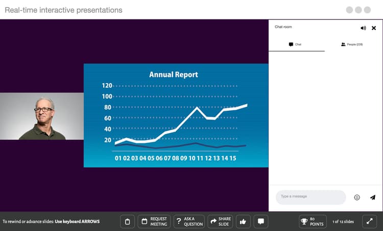 Ampslide - live share presentations