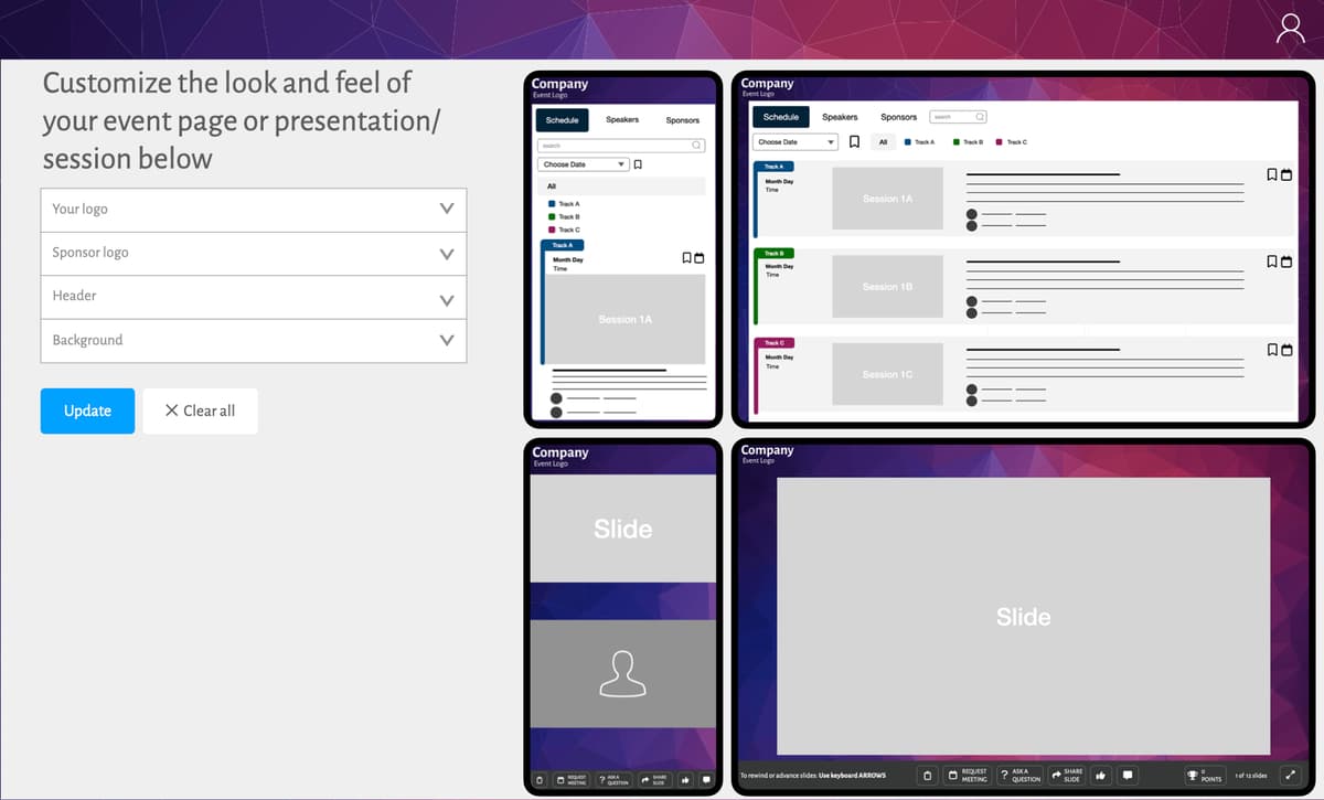 Ampslide - live share presentations
